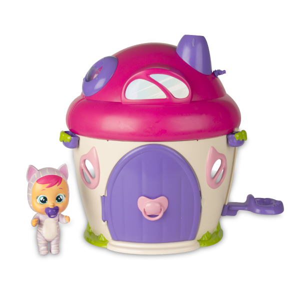 Cry Babies Varázskönnyek Katie cica baba háza játékszett - Gigajáték