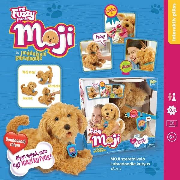 MOJI Interaktív kutya - Labradoodle - Gigajáték