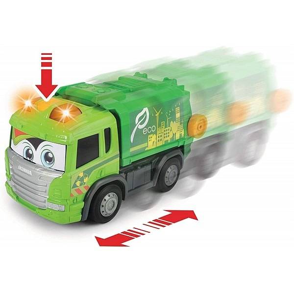 Dickie Happy ABC Gary Garbage kukásautó fénnyel és hanggal - Gigajáték